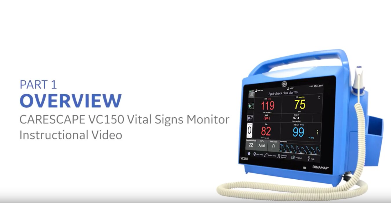 CARESCAPE VC150 Yaşamsal Bulgu Monitörü | GE Healthcare (Turkey)